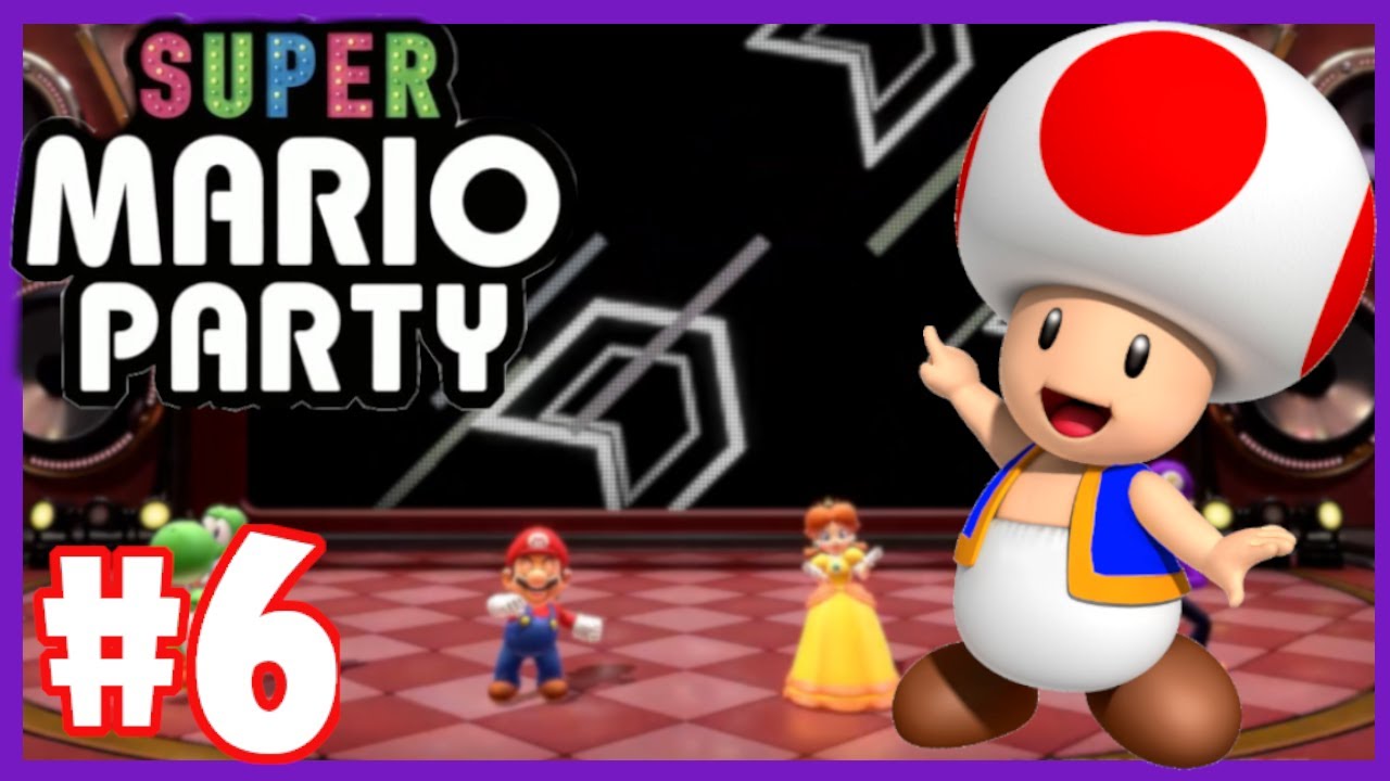 super mario party gameplay nintendo switch toads rec room sound stage ...