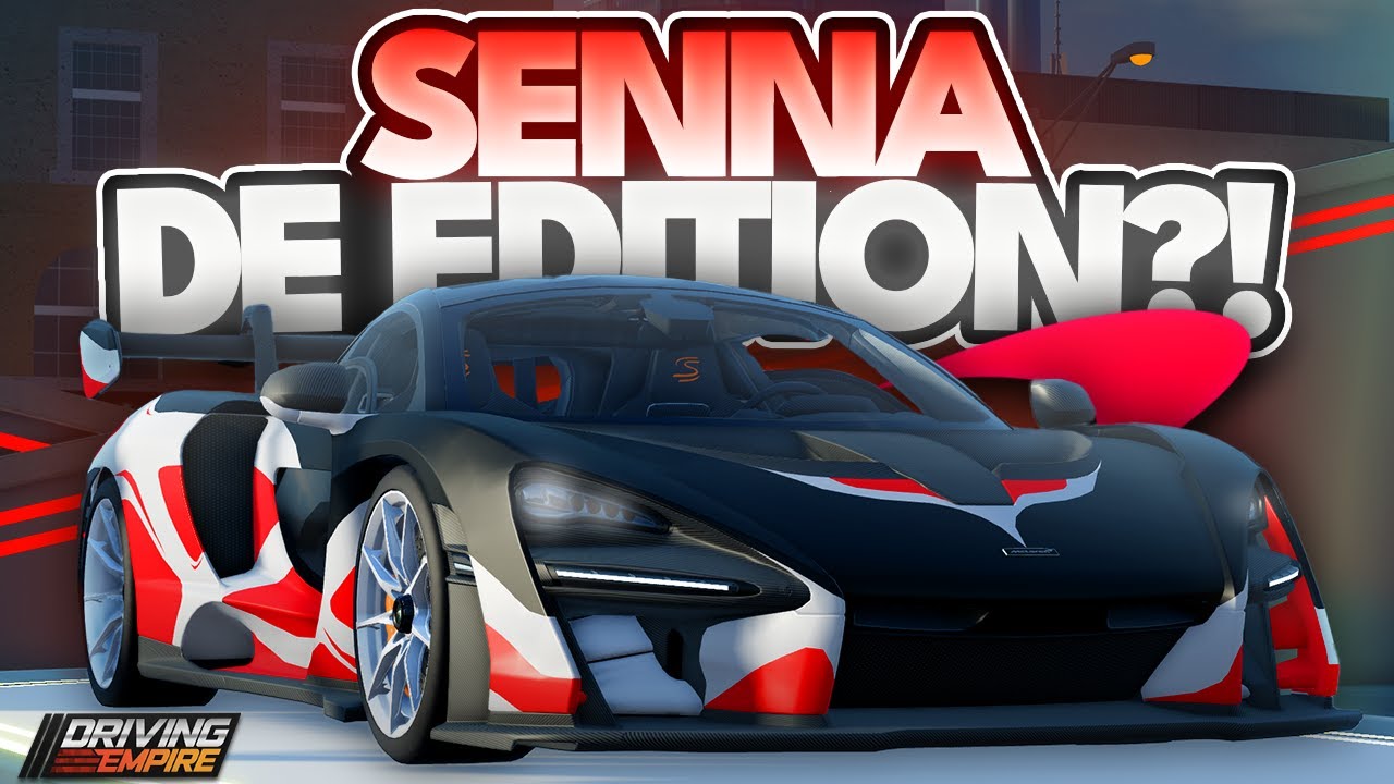McLaren SENNA *DE EDITION* LIMITED Is COMING To Driving Empire! (Roblox ...