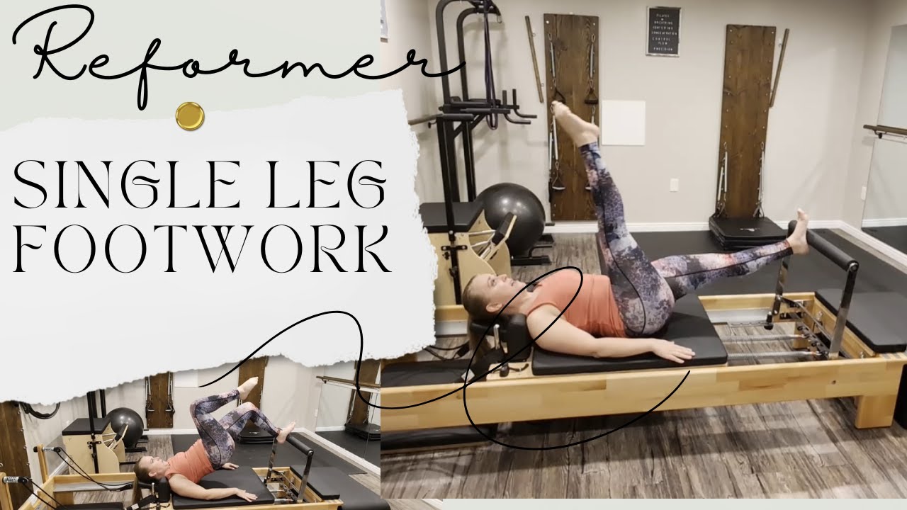 Reformer Pilates Footwork- One Leg at a Time | Online Reformer Workouts ...