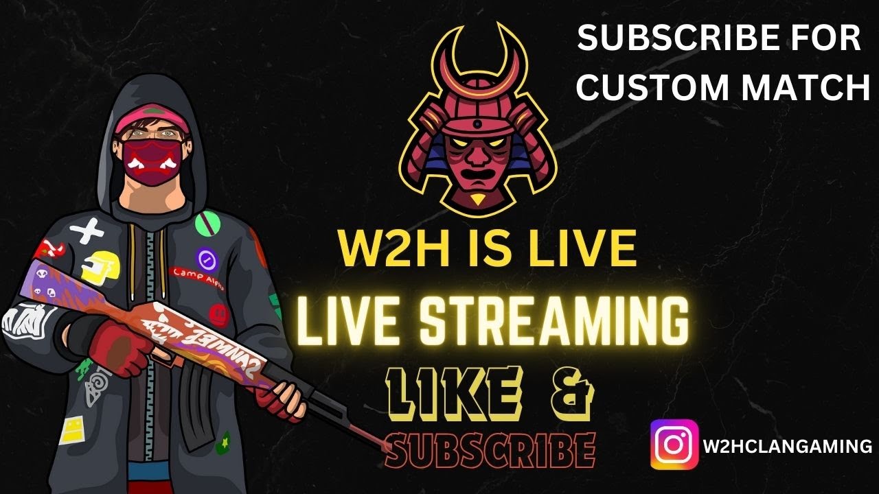 W2H IS LIVE, BGMI LIVE FULL RANK PUSH LIVE - YouTube