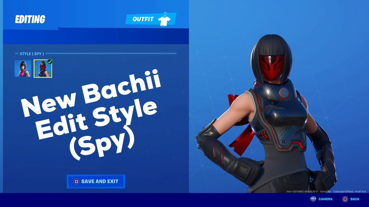 New Bachii Edit Style Gameplay (Spy) - Fortnite Battle Royale - YouTube