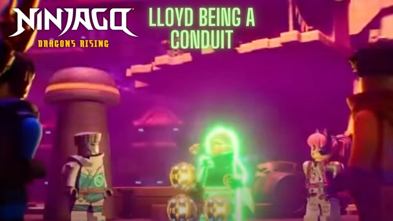 Ninjago Dragons Rising Lloyd Being A Conduit!!!!! - YouTube