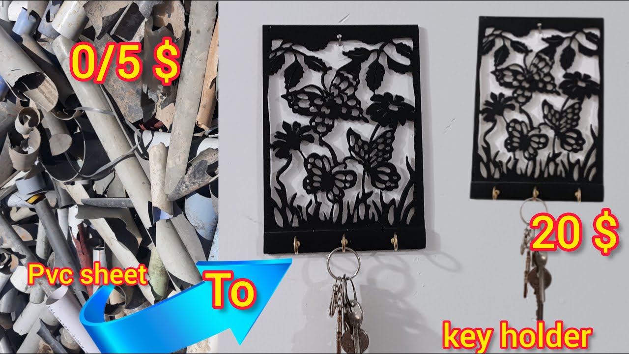 Decorative key chain with PVC. Creative idea of a keychain inspired by ...