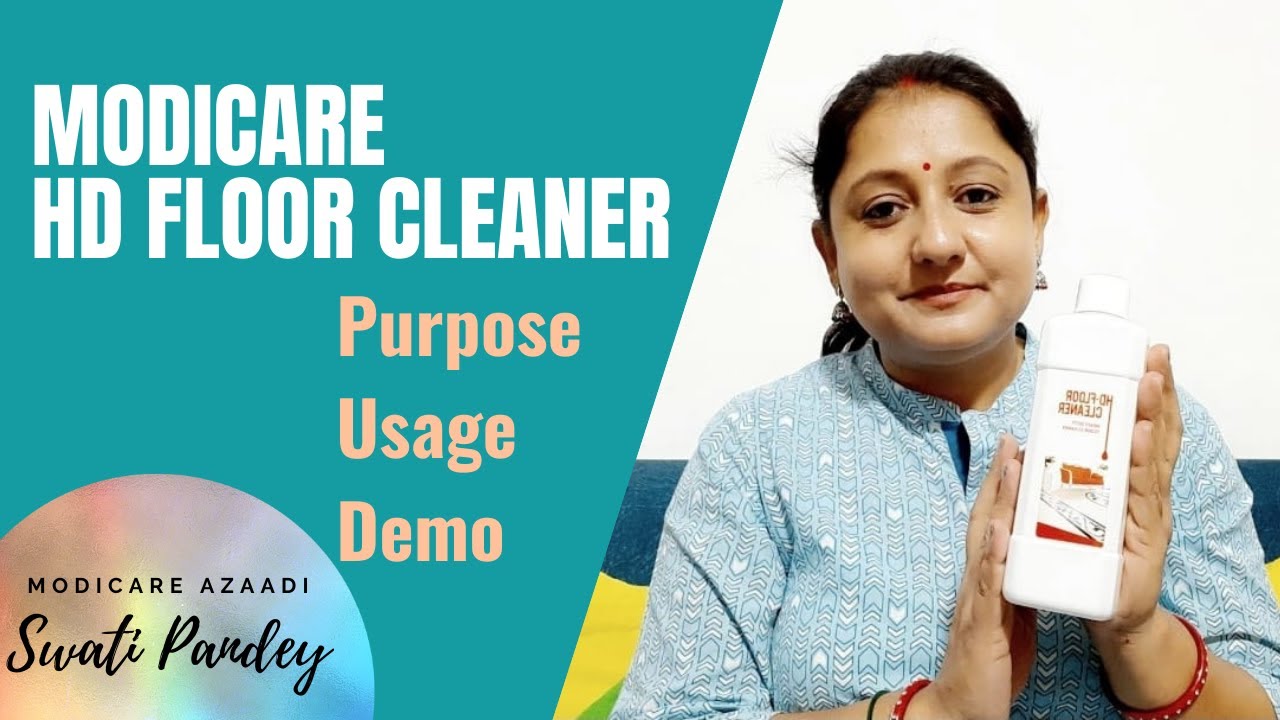 Modicare HD Floor Cleaner - Purpose, Usage, Demo - YouTube