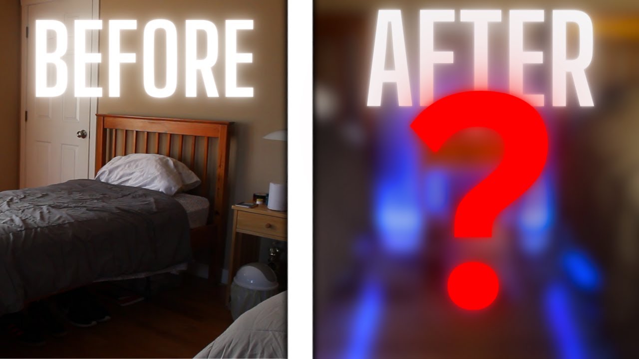 I Transformed my Room With RGB Lights - YouTube