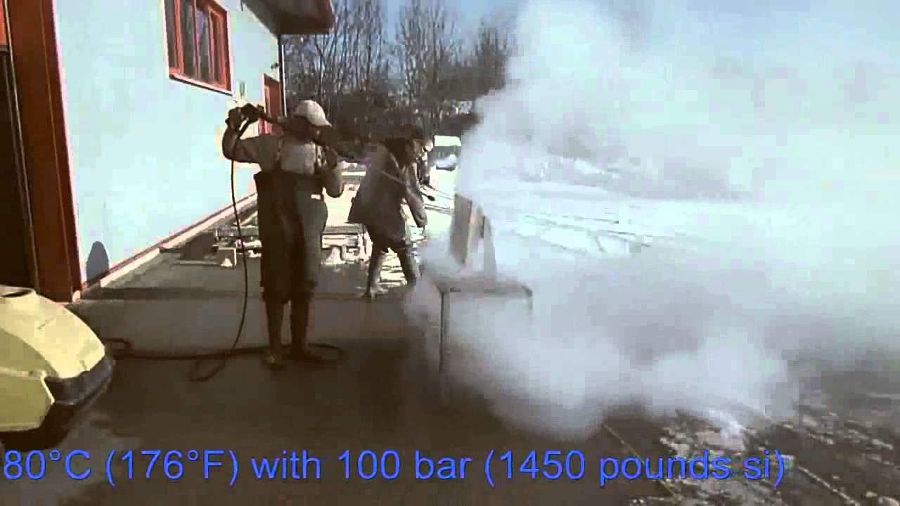 PENTA FOOD Industrie PC IP69k Test - YouTube