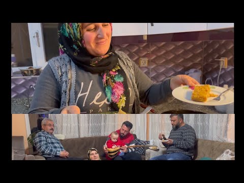 GÜNLÜK VLOG #NEVŞEHİR DERMAN BACIM TATLI YAPMIŞ