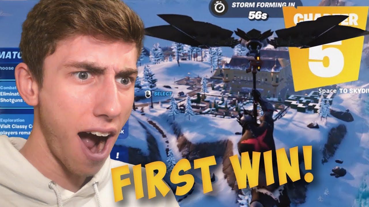 First SOLO win in Fortnite Chapter 5! - YouTube