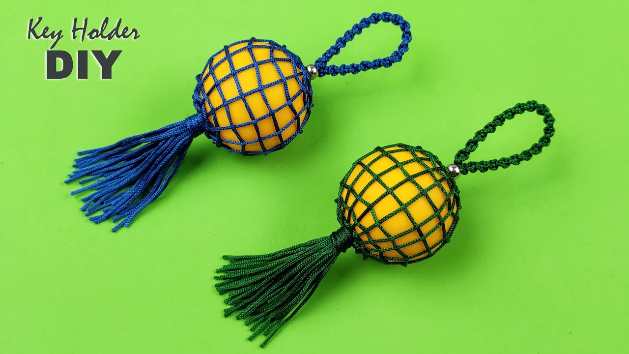 Super Easy Paracord Lanyard Keychain | How to make a Paracord Key Chain ...