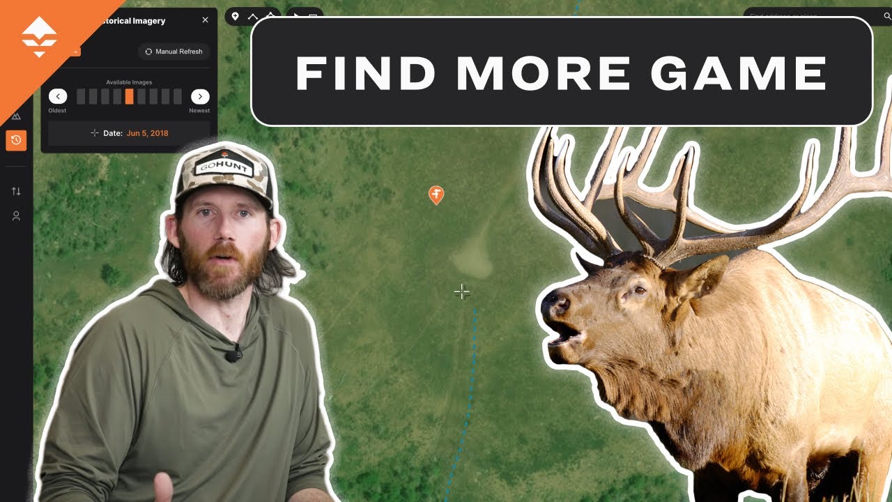How To Find Game Trails Using Historical Imagery - YouTube