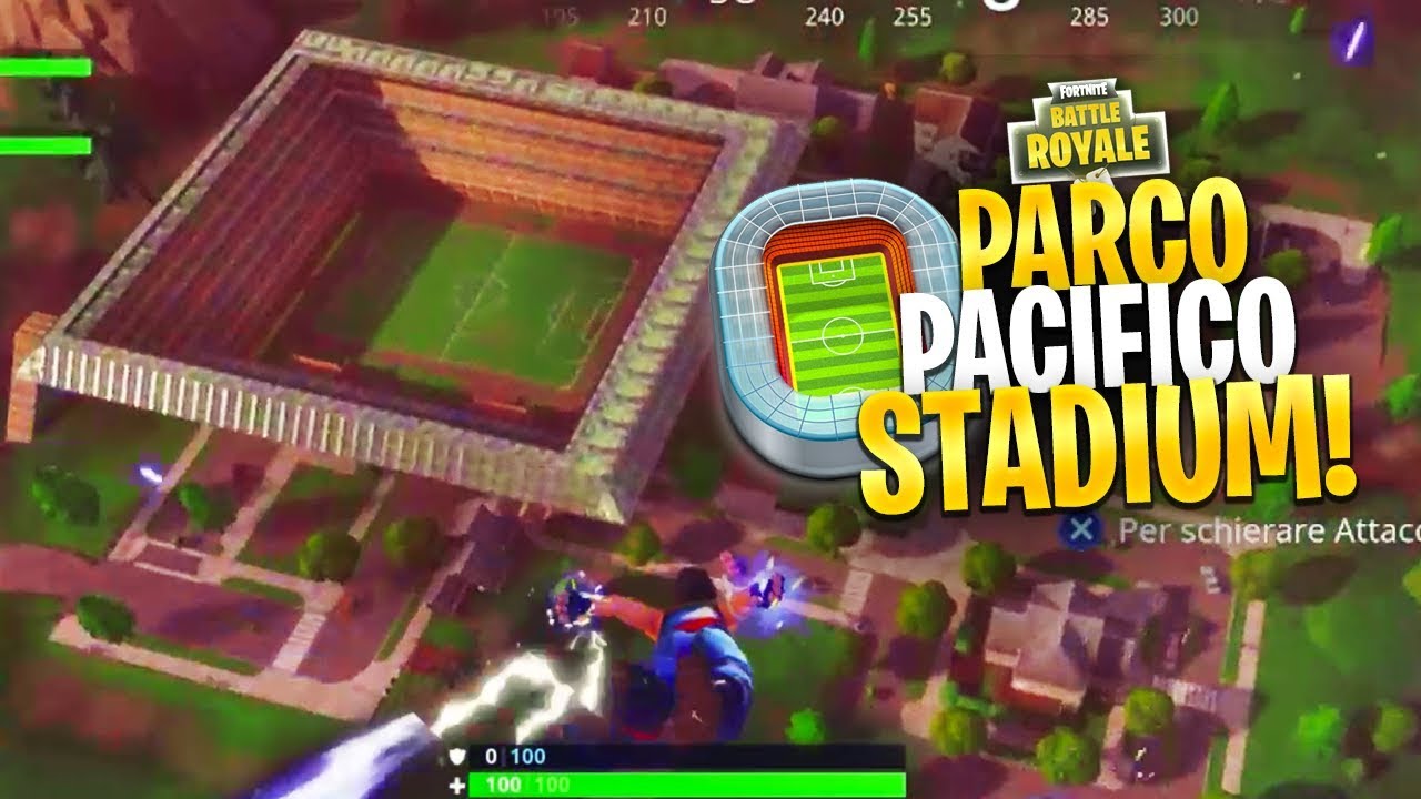 COSTRUIAMO LO STADIO DI PARCO PACIFICO! ENORME! Fortnite Battle Royale ...