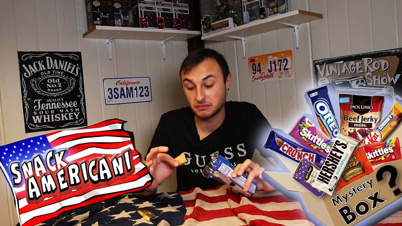 MYSTERY BOX *SNACK AMERICANI* - YouTube