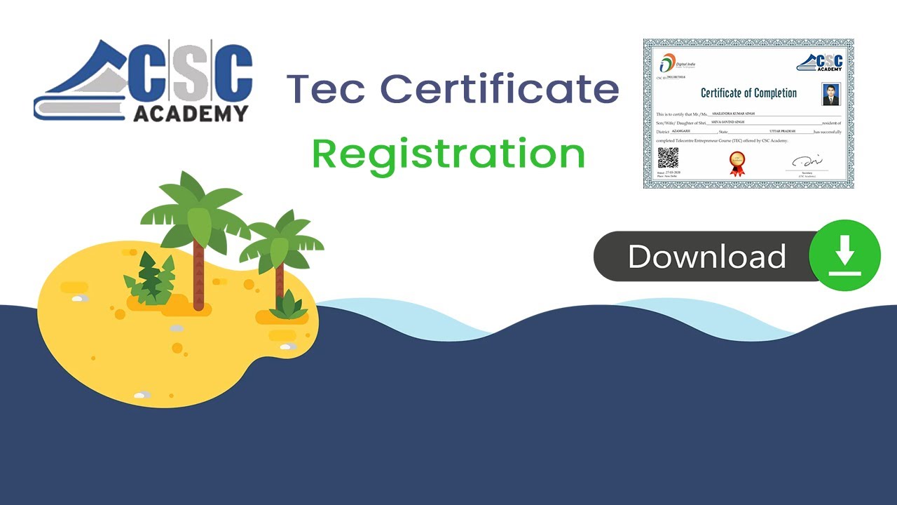 CSC Tec Registration - YouTube