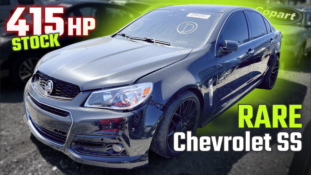 I found A Crazy Rare Chevrolet SS at Salvage Auction - YouTube