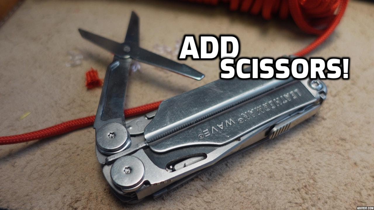 Leatherman Workman Pro! Adding Scissors! Part 1 - YouTube