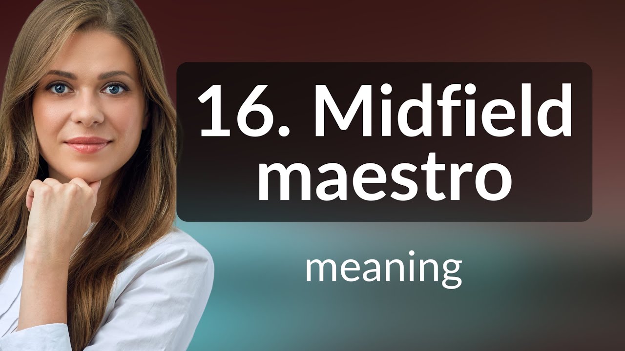 Unveiling the Midfield Maestro: Mastering the Art of Football - YouTube