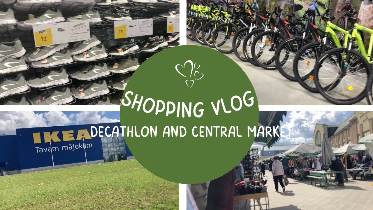 Shopping at Decathlon Latvia | Central market Riga - YouTube