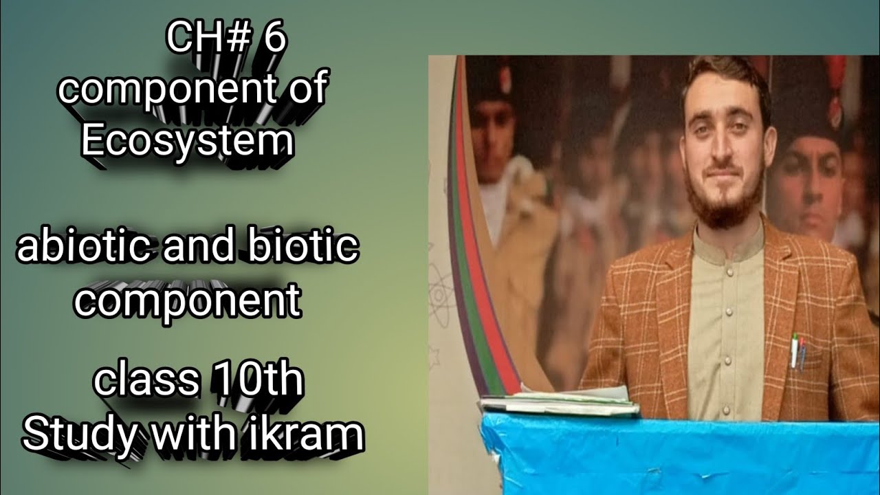 components of ecosystem class 10. # study with ikram # - YouTube