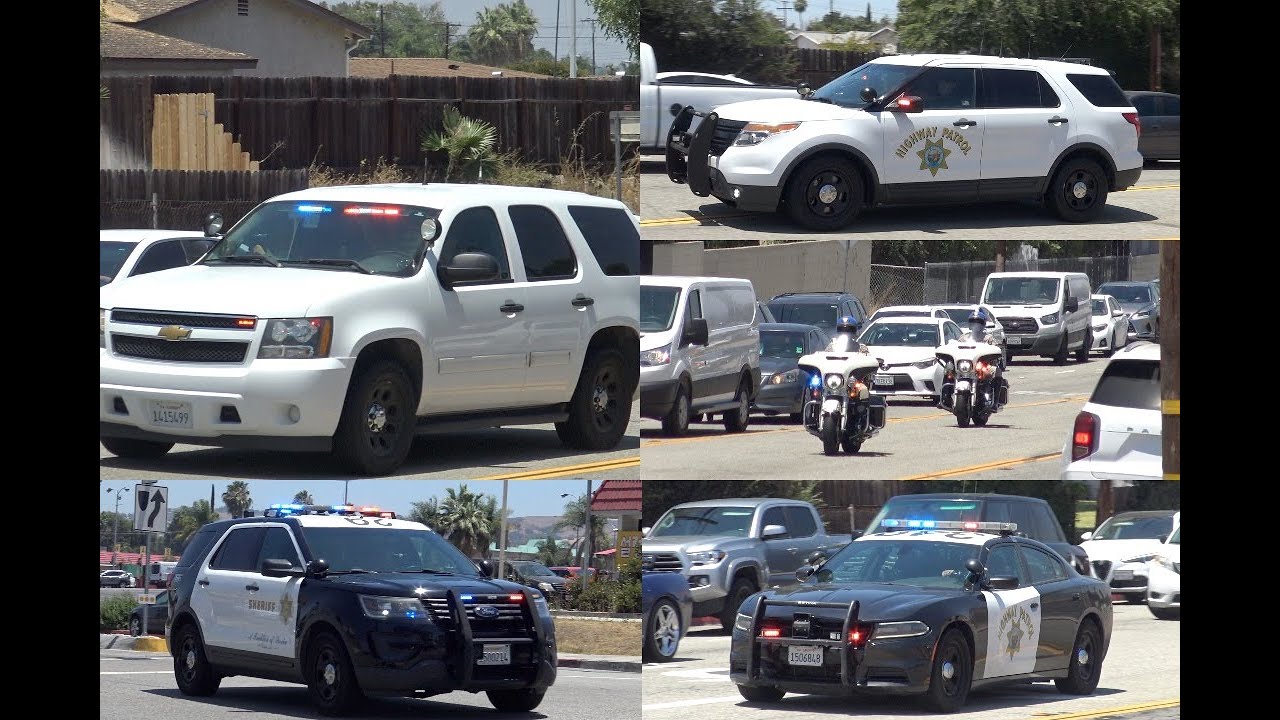 CHP, LASD, and LACoFD Responding to a Traffic Collision - YouTube