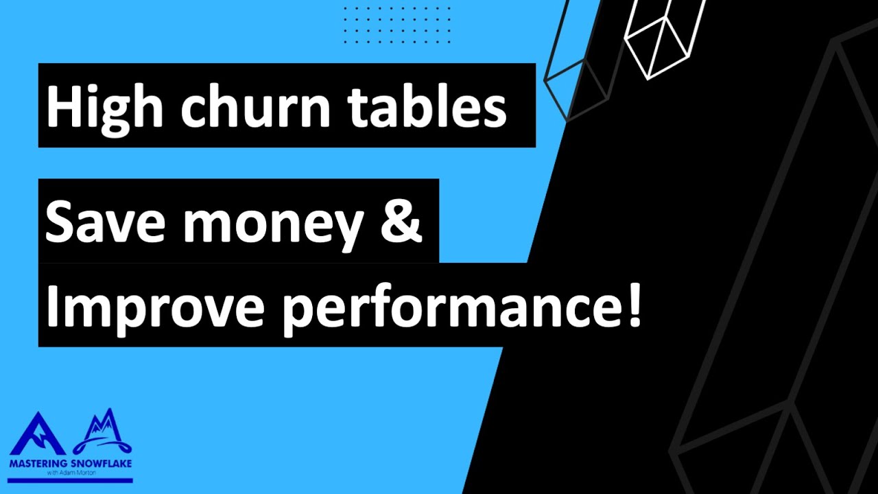 Leveraging Micro-Partitions for High-Churn Tables in Snowflake - YouTube