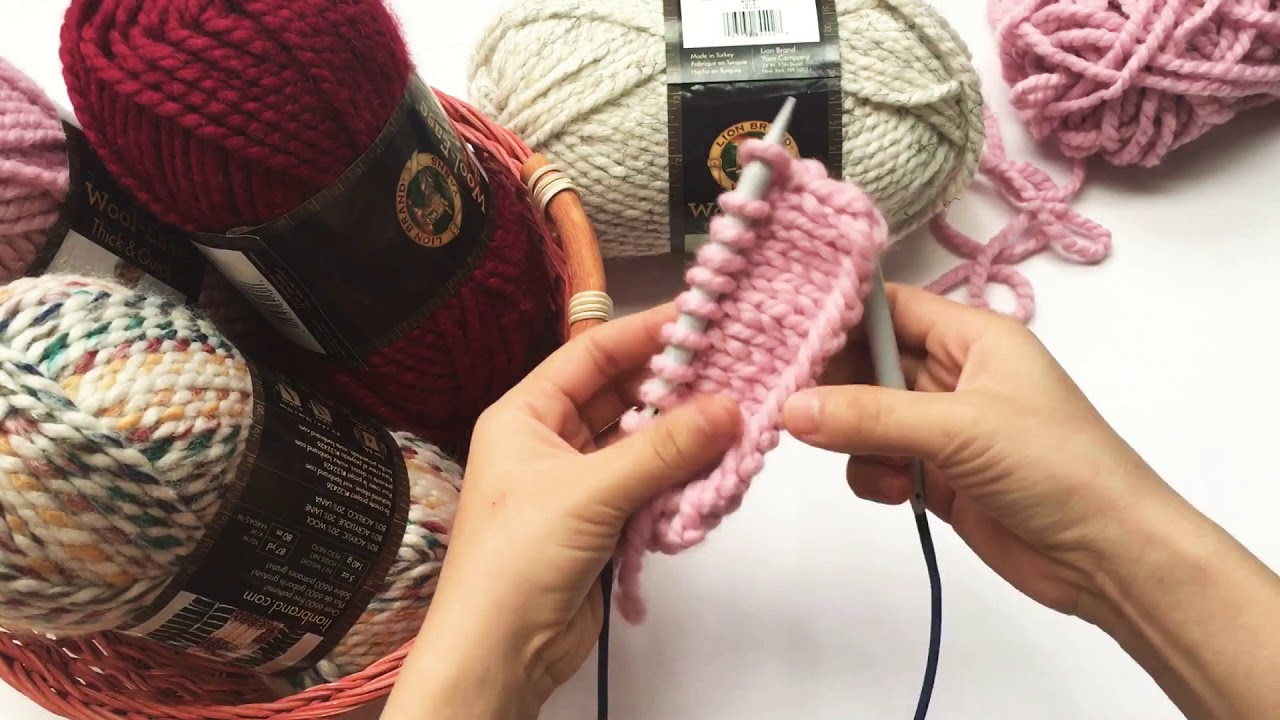 How to Knit two together (K2tog) | Cách đan mũi giảm K2tog - YouTube