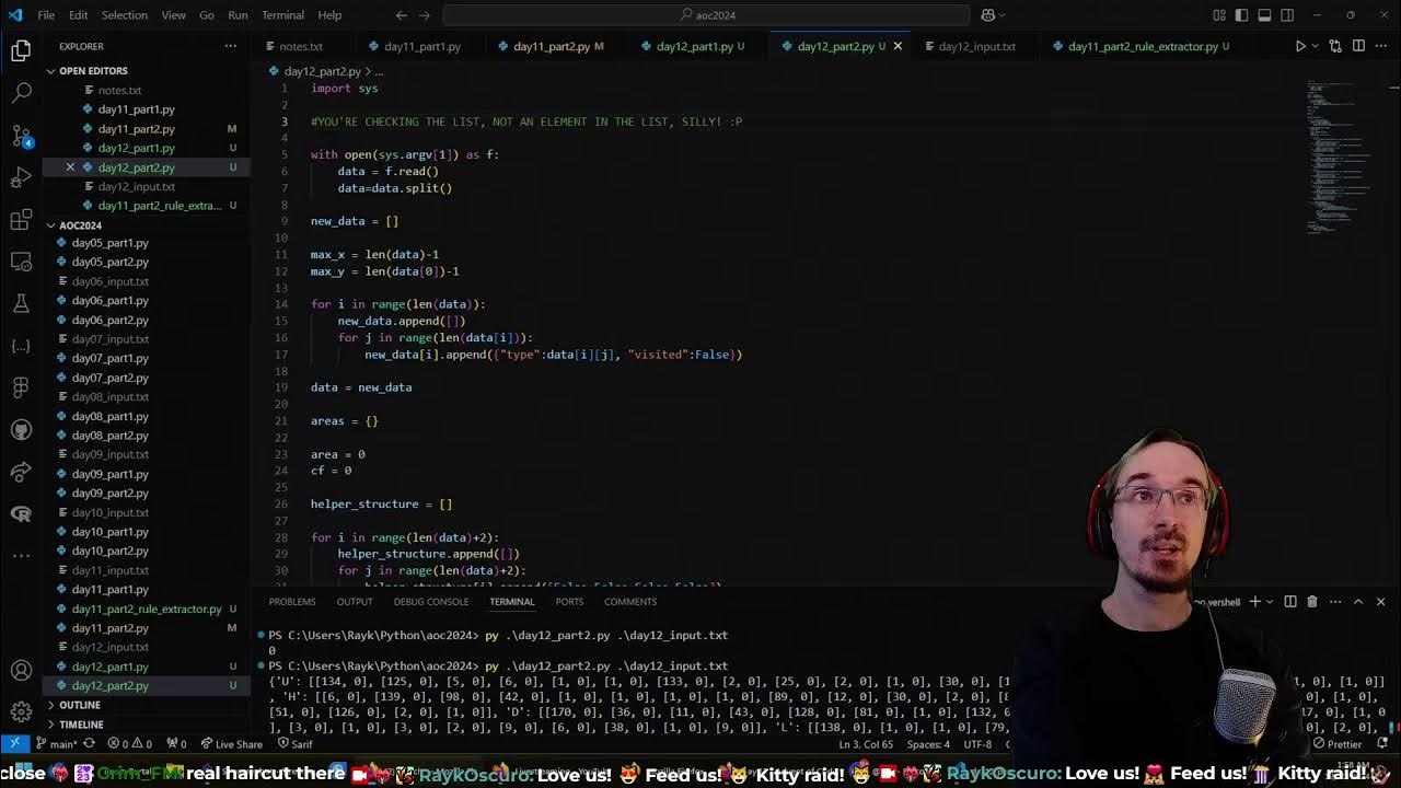 Bye bye 2024! 👾 (Advent of Code Day 11+ Stream) - YouTube