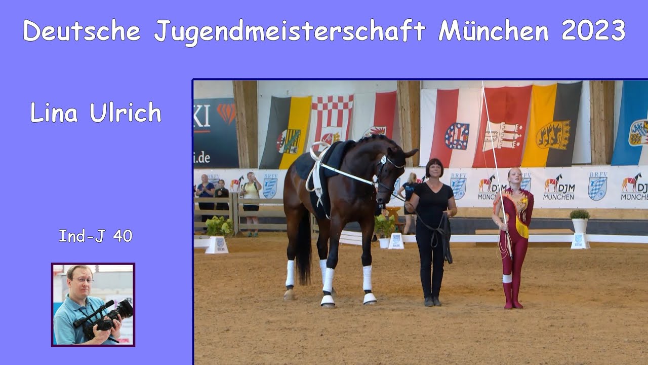 Lina Ulrich - EV-J-F 40 - DJM München 2023 - YouTube