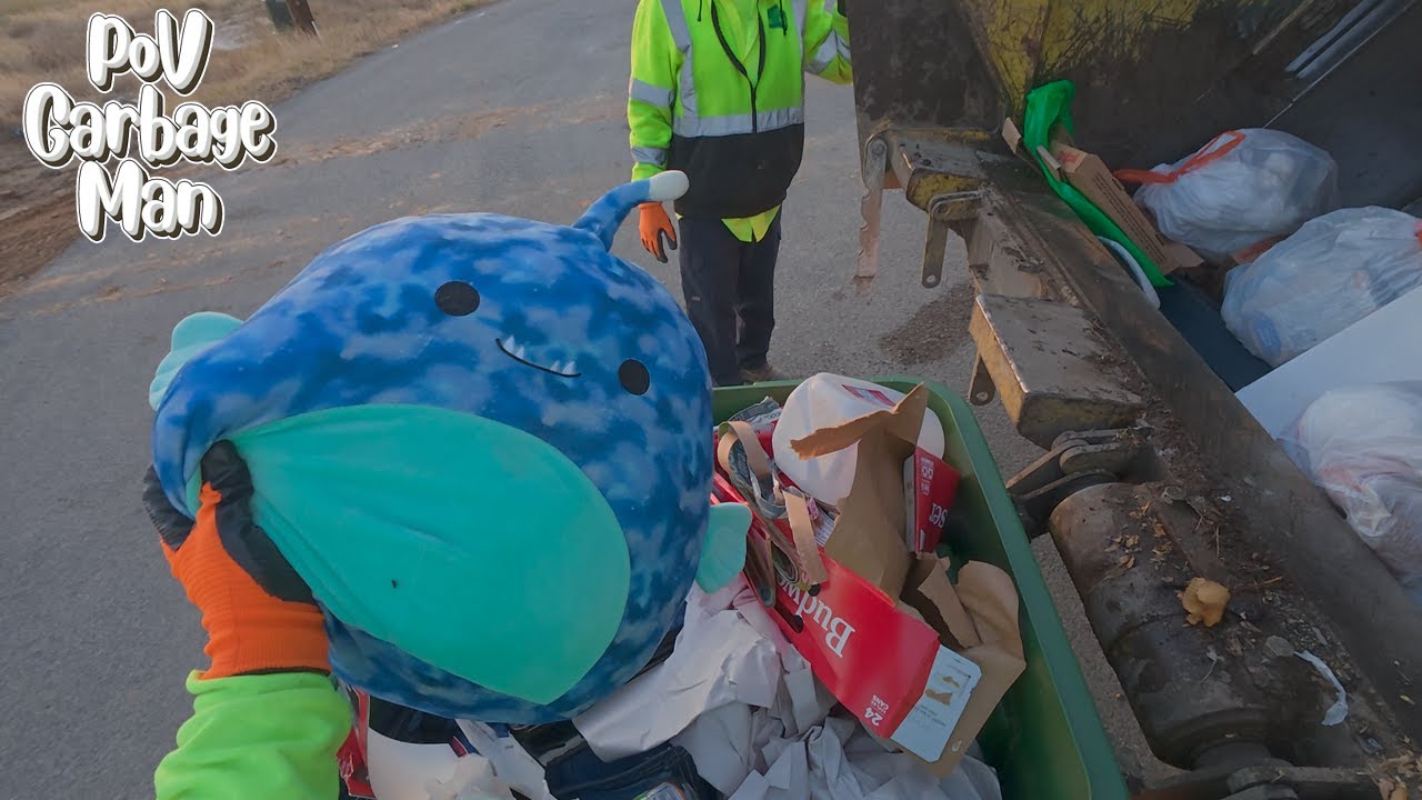 Rearload Trash Truck - Garbage Man POV | 4K FUll UHD - YouTube