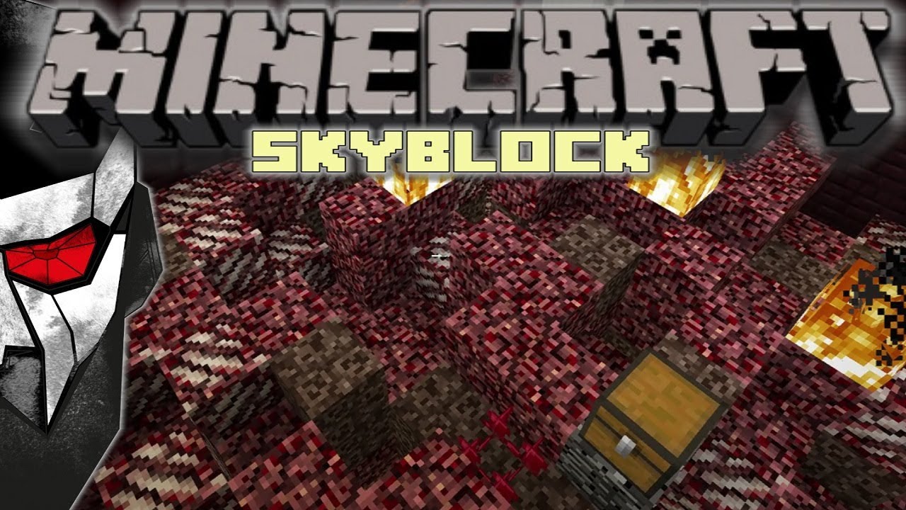 Minecraft Skyblock - A Trip to the Nether! #8 - YouTube