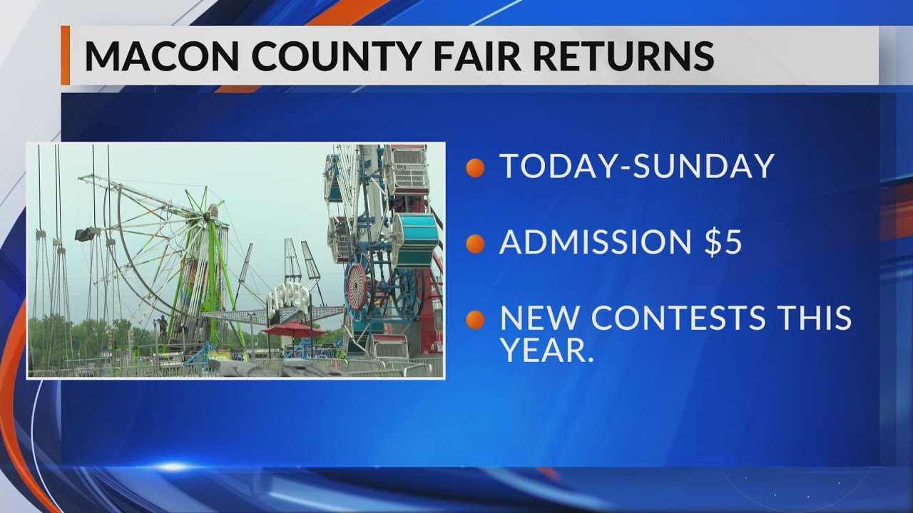 169th annual Macon County Fair kicking off - YouTube