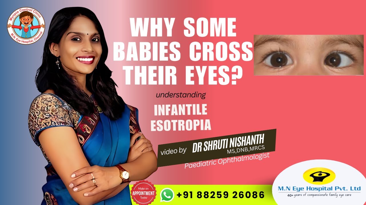 Why do some newborn babies have squint? - YouTube