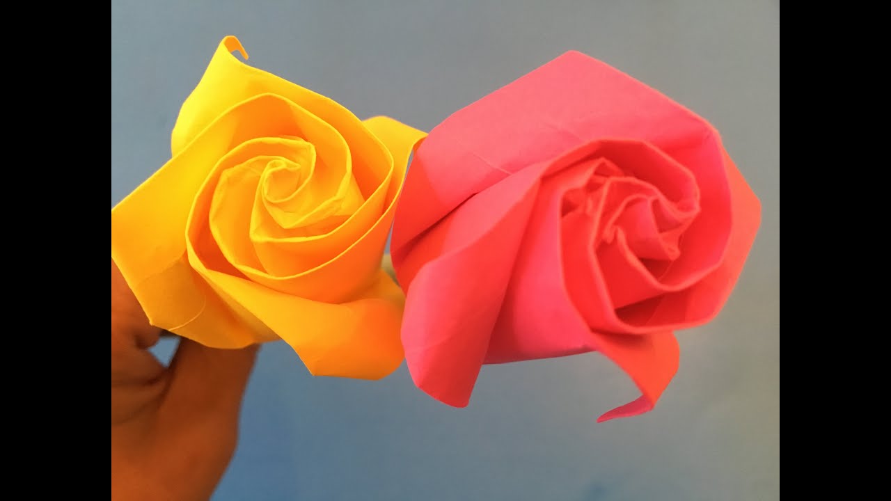 How To Make Origami Rose For Beginner Make A Paper Rose YouTube How To Make Origami Rose For Beginner Make A Paper Rose YouTube