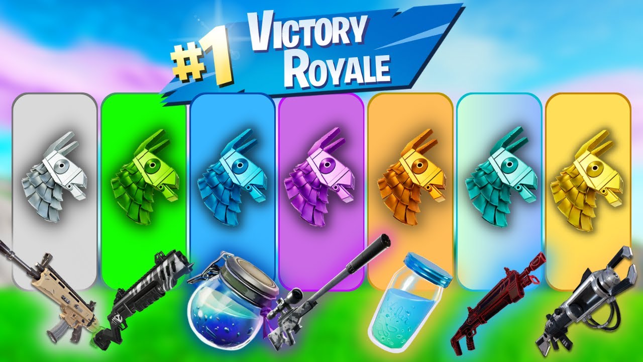 Random "LLAMA BACK-BLING" Challenge (Fortnite BR) - YouTube