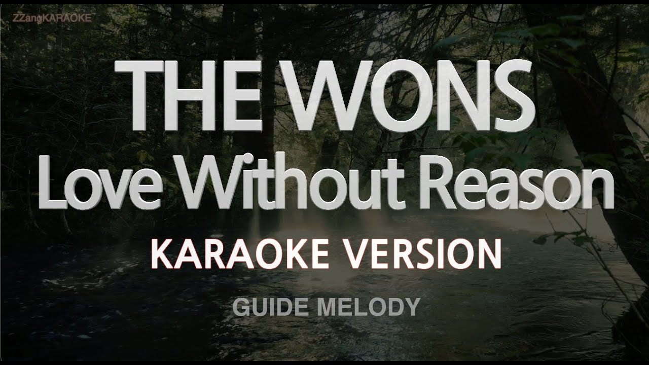 THE WONS-Love Without Reason (Melody) (Karaoke Version) - YouTube
