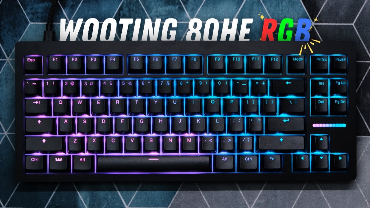Wooting 80HE Has Some Crazy RGB! (Wootility Showcase) - YouTube