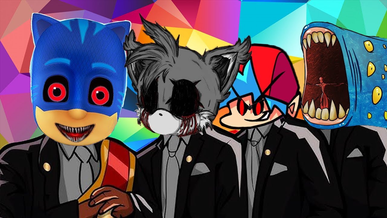 Pj Masks.EXE & Tails.EXE & Fnf.EXE & Train Eater - Coffin Dance ...
