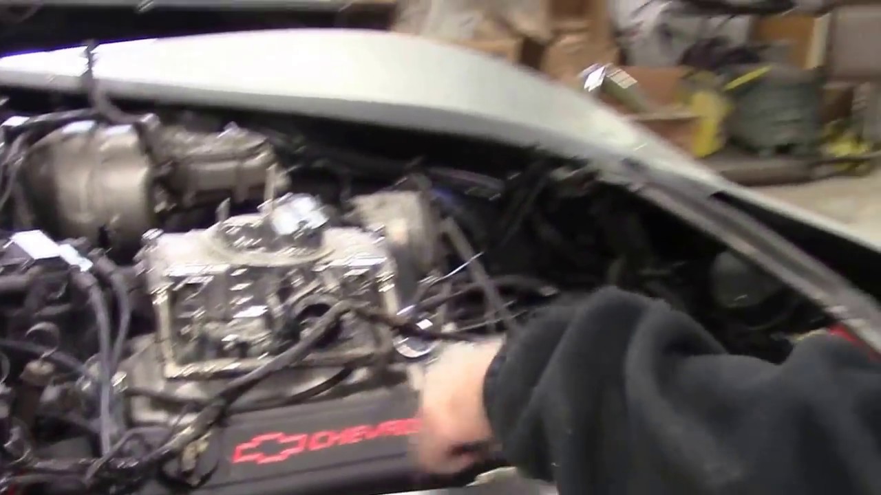 1974 Corvette Restoration Update, Motor in Engine Bay ...