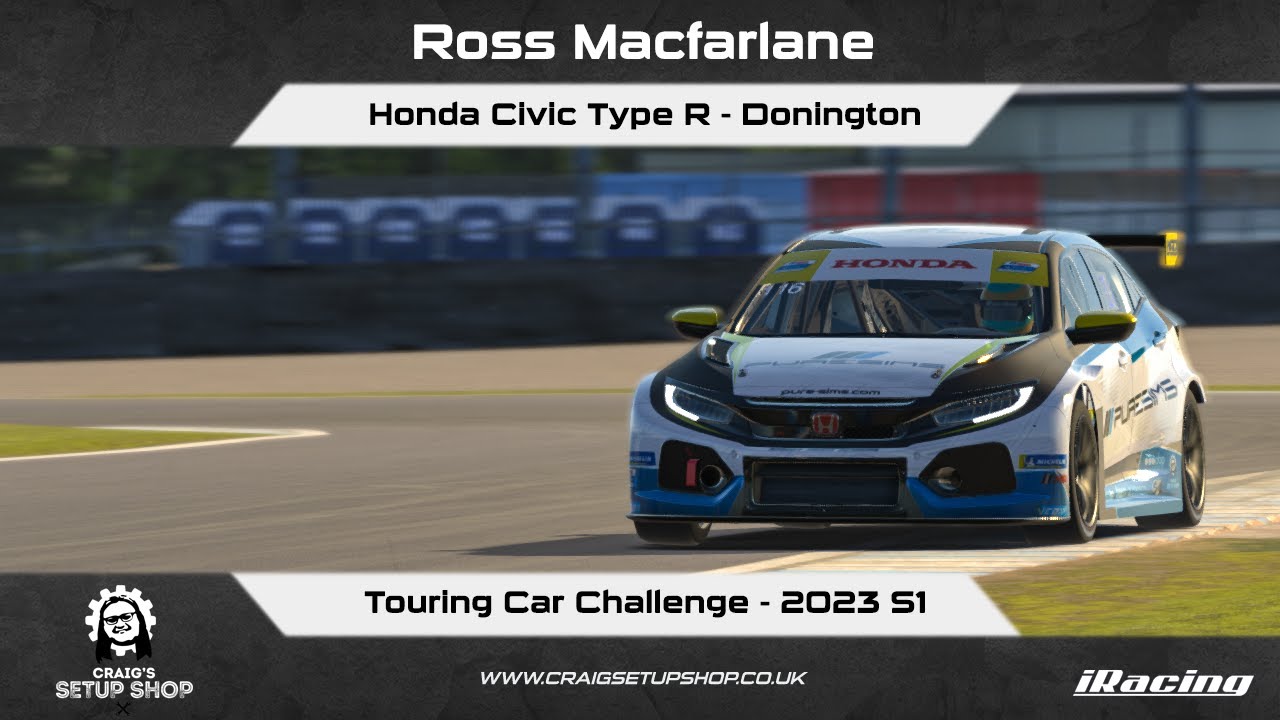 iRacing - 23S1 - Honda Civic Type R - Touring Car Challenge - Donington ...