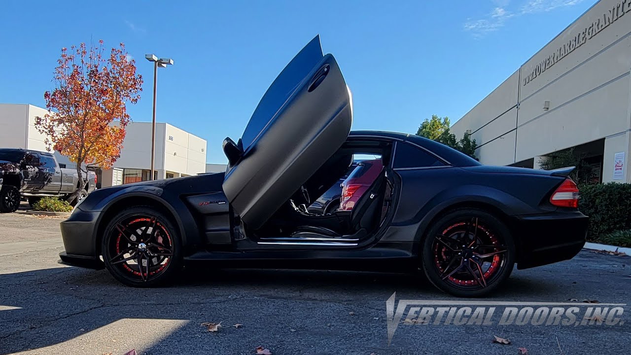 Mercedes Benz SL featuring Vertical Doors, Inc., vertical lambo doors ...