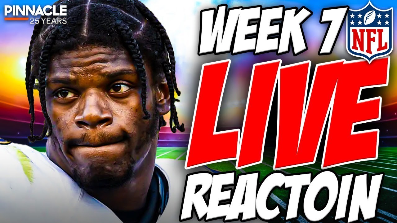 LIVE NFL Week 7 Reaction & Week 8 Look Ahead | Forward Progress ...