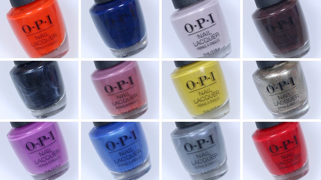 OPI Fall Wonders 2022 Nail Polish Collection Swatch & Review ...