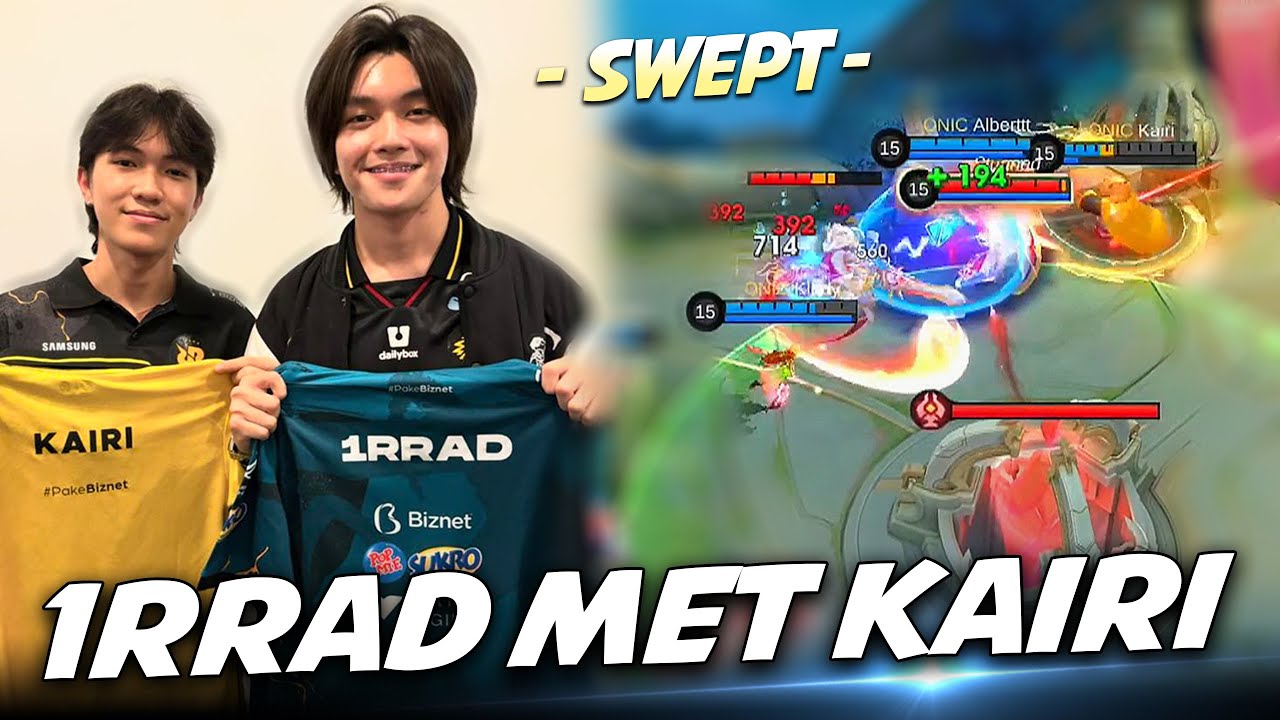 WHEN 1RRAD MET KAIRI in MPL INDONESIA . . . 🤯 - YouTube
