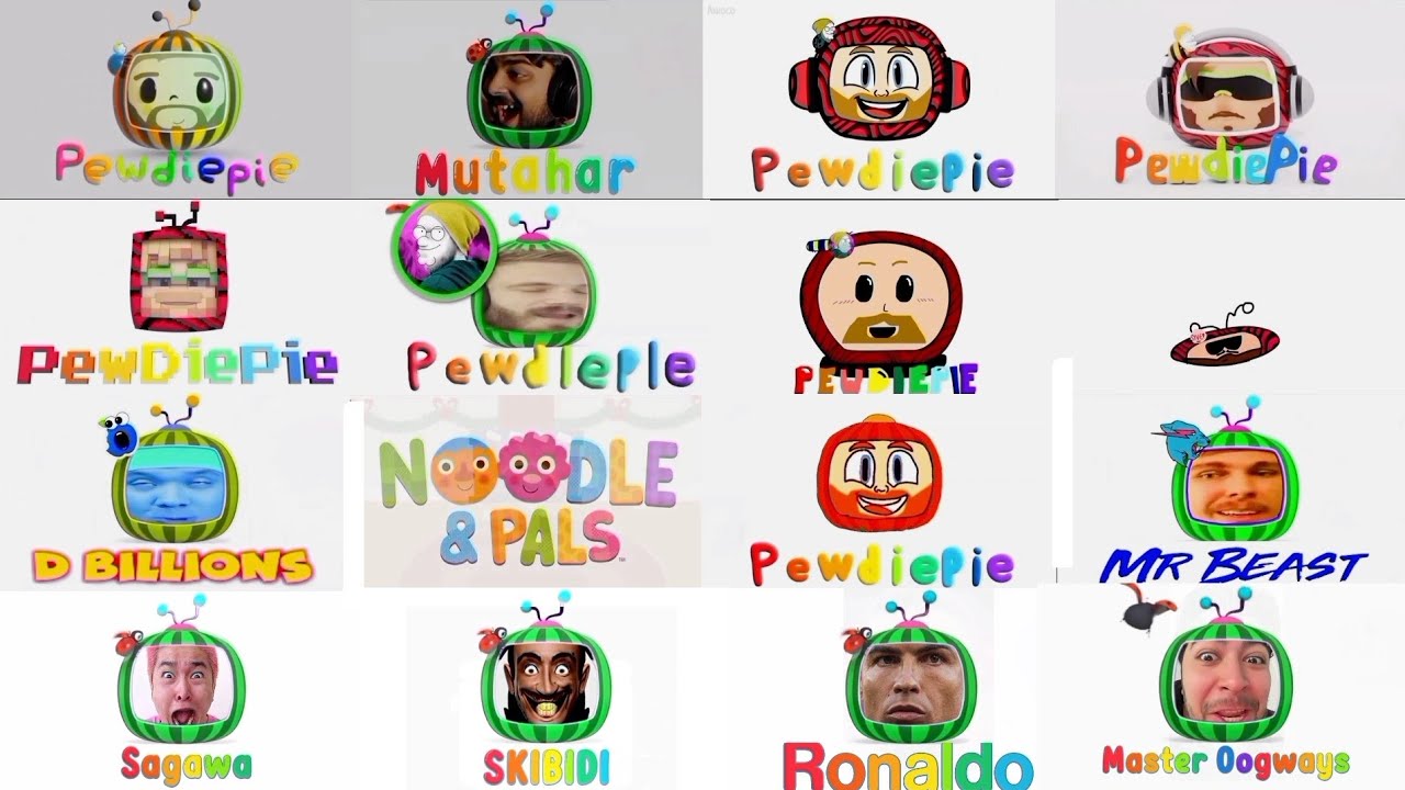 The Ultimate Cocomelon Cocomartin Intro Meme Compilation Inverted ...