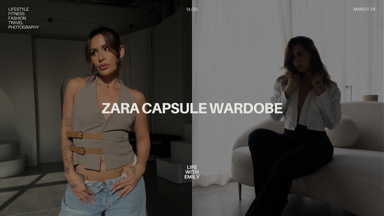 ZARA CAPSULE WARDROBE HAUL Spring 2024 - YouTube