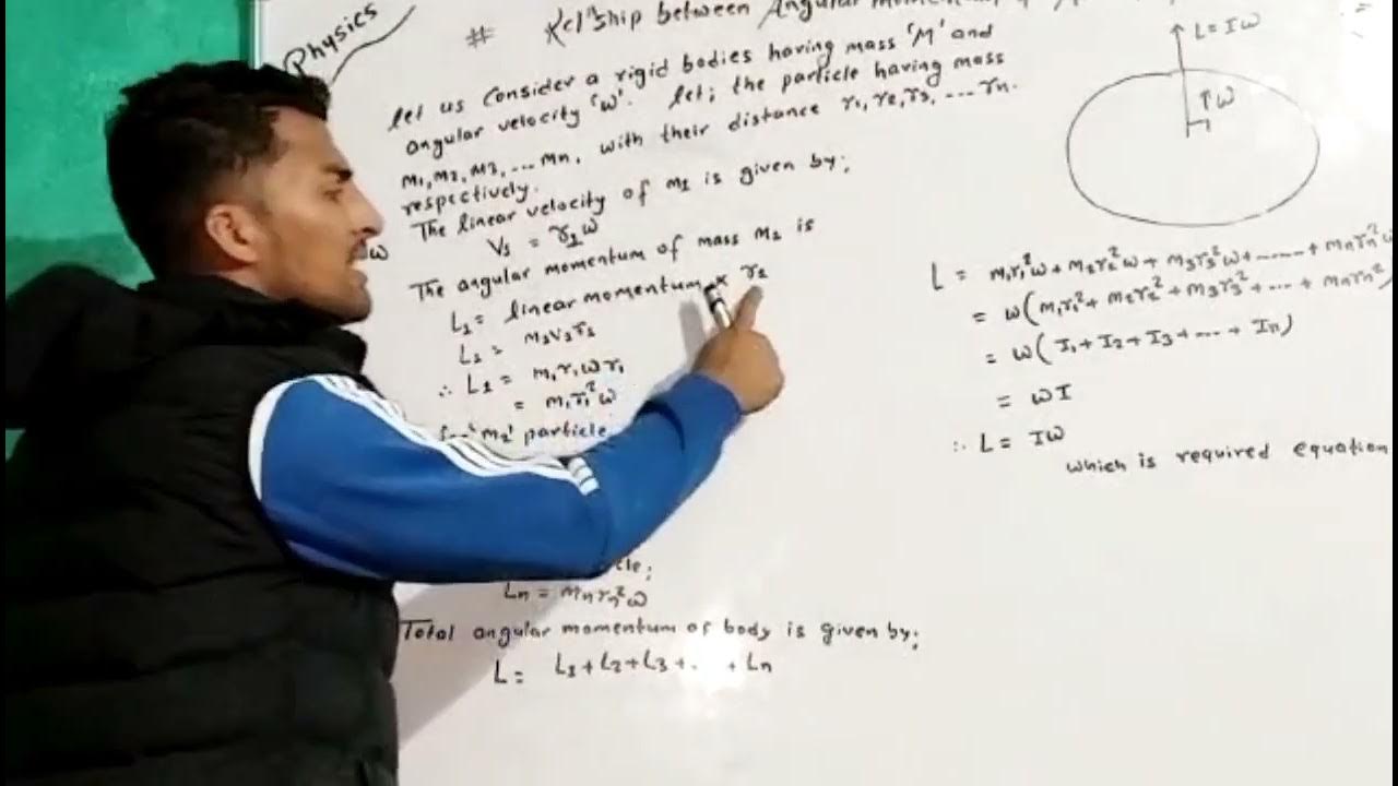ANGULAR AND LINEAR MOMENT CONCEPT in Nepali🇳🇵 ( RELATION BETWEEN LINEAR AND ANGULAR MOMENTUM ...