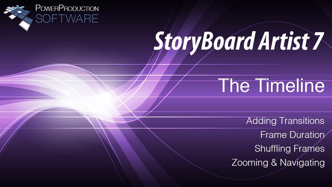 StoryBoard Artist 7 storyboard software - The Timeline - YouTube