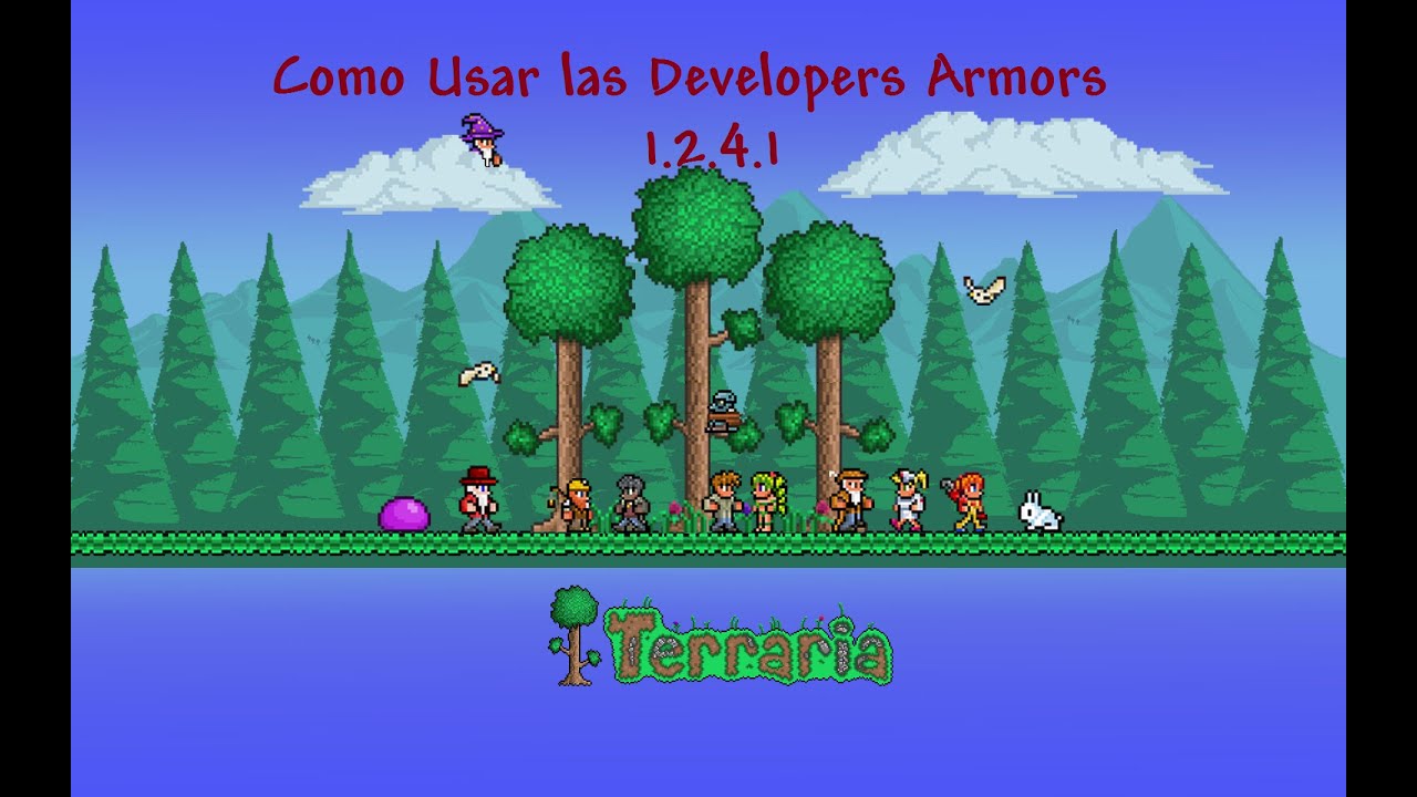 Terraria|Como Usar Las Developer Armors|1.2.4.1 - YouTube