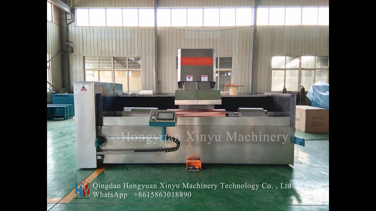 Normal type Double head copper grinding machine - YouTube