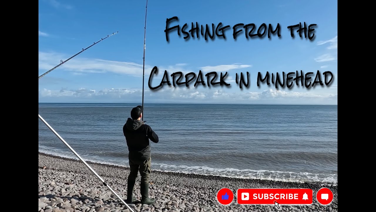 Easy fishing from the carpark, Minehead - YouTube