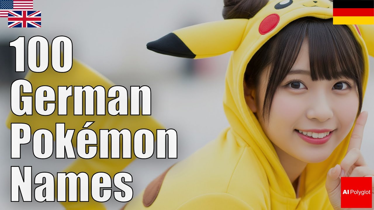100 German Pokemon Names | Natural Listening | Must-Know - YouTube